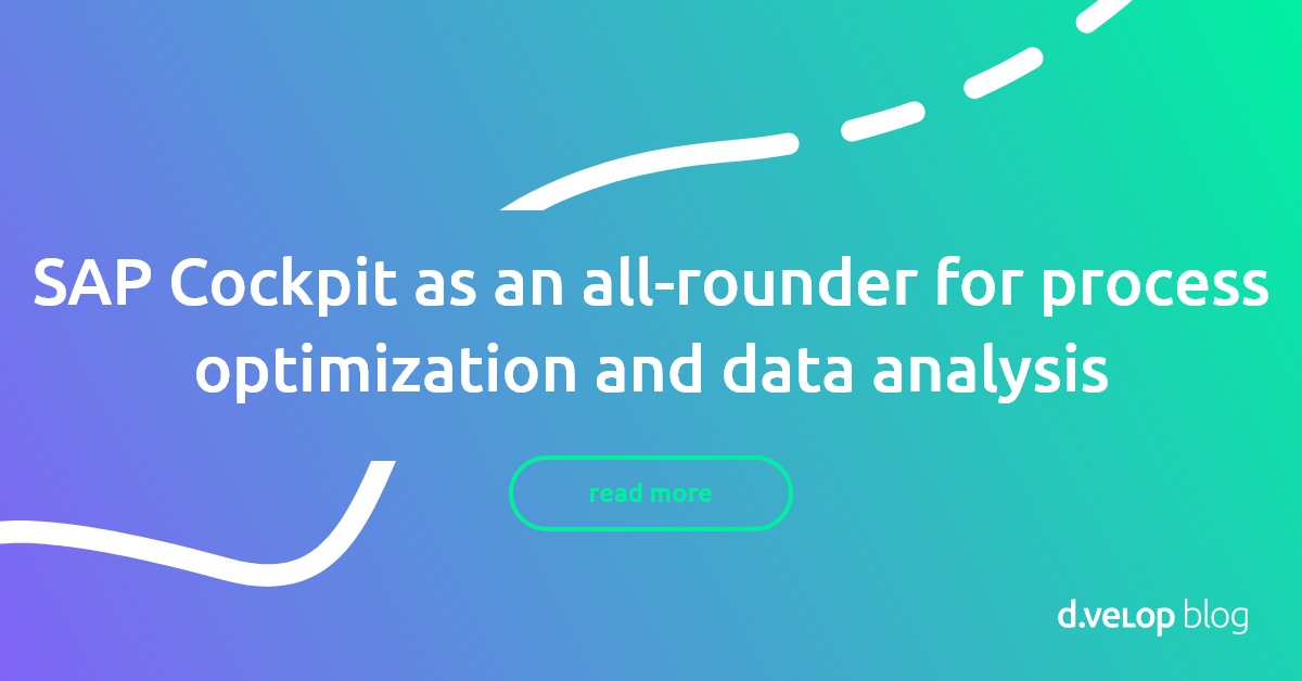 SAP Cockpit for All-Round Optimisation and Analysis