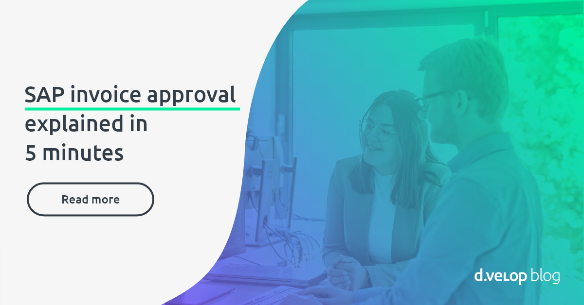SAP Invoice Approval. Process Automation | d.velop blog