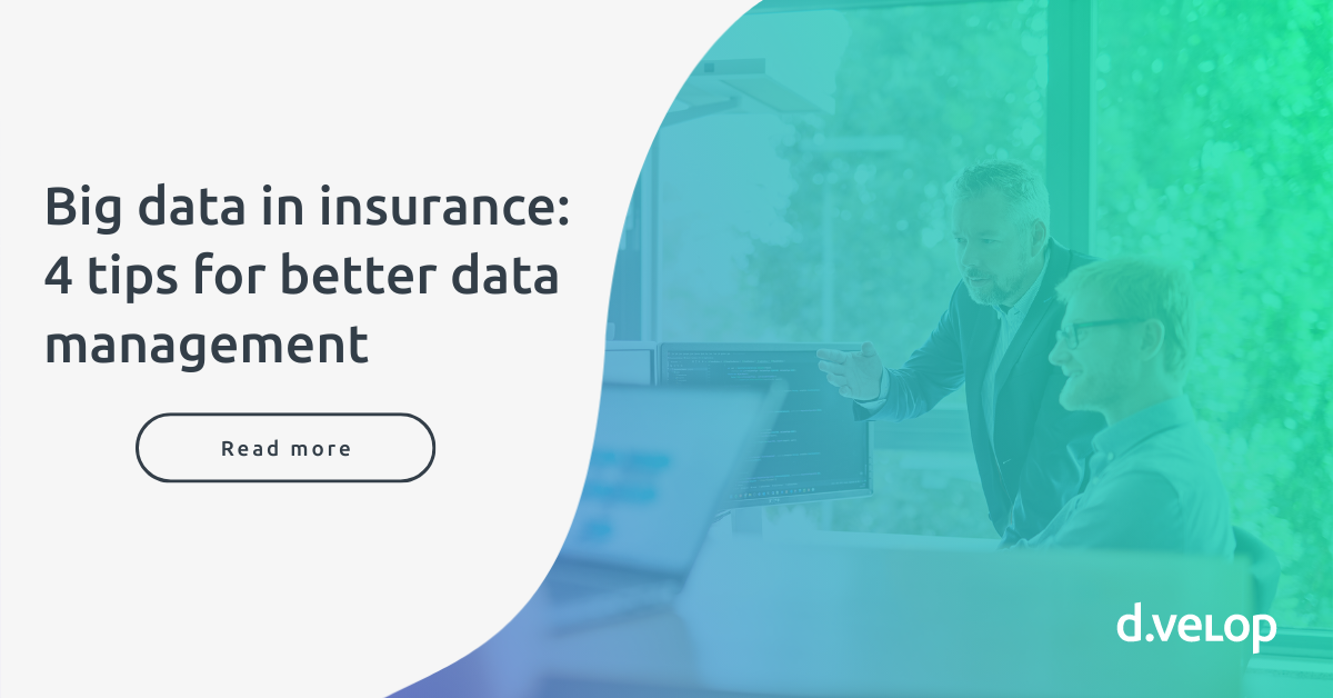 Insurance Data Management Tips | d.velop blog