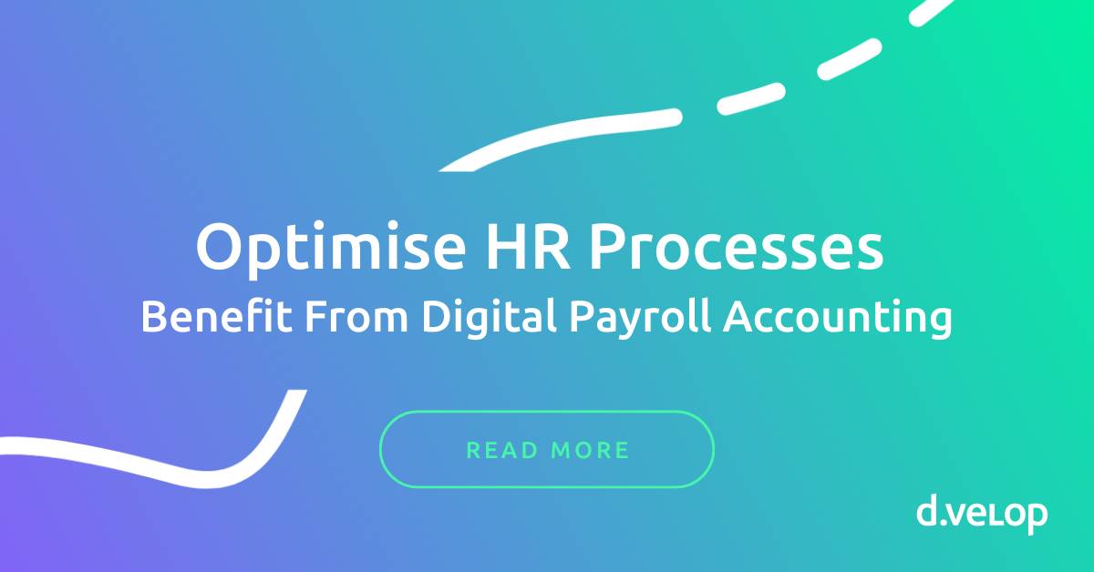 Digital Payroll and HR Process Optimisation | d.velop Blog