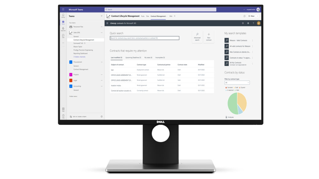 Better processes with Sharepoint Contract Management - d.velop