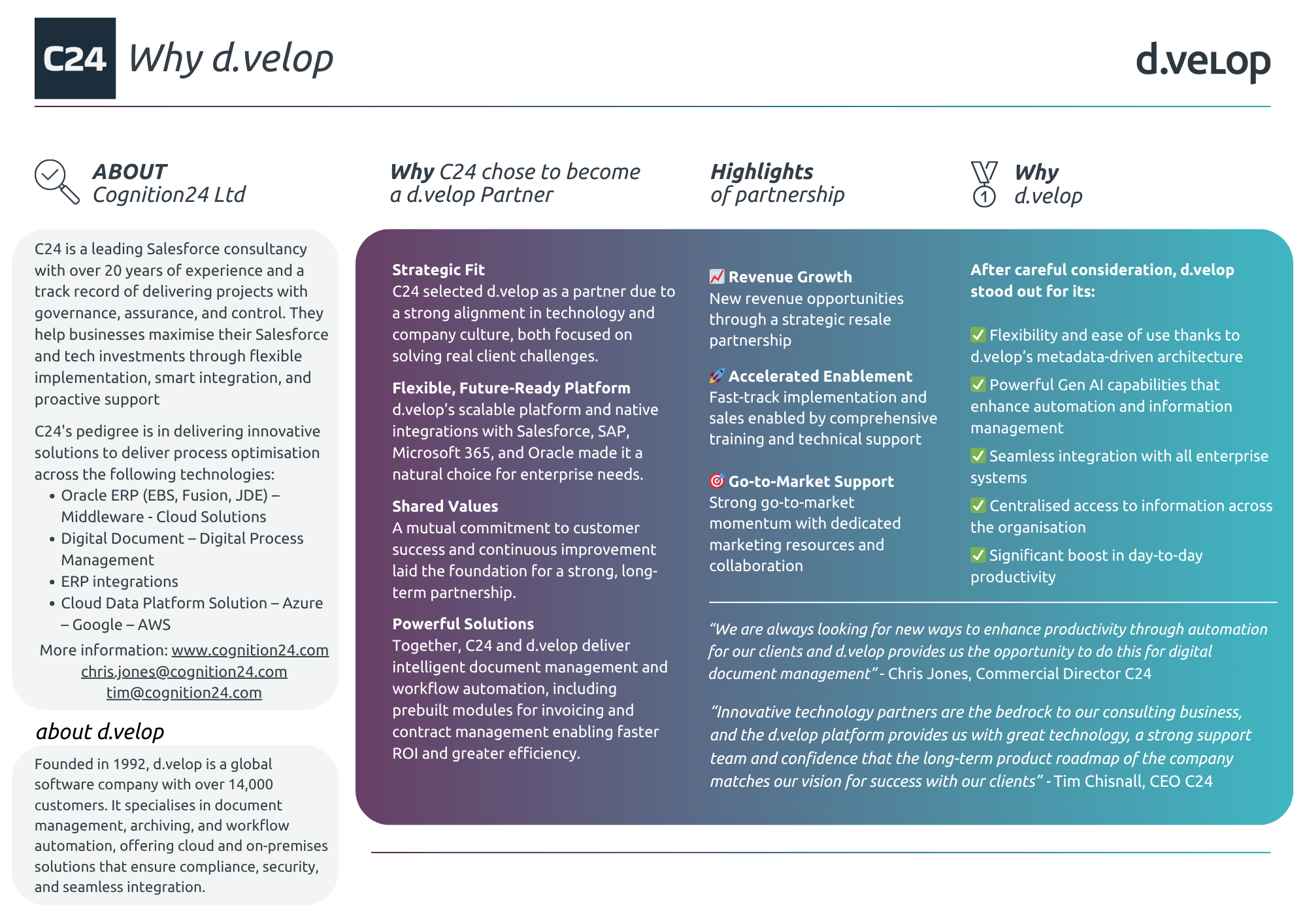News | d.velop UKI Establishes Partnership with Cognition24