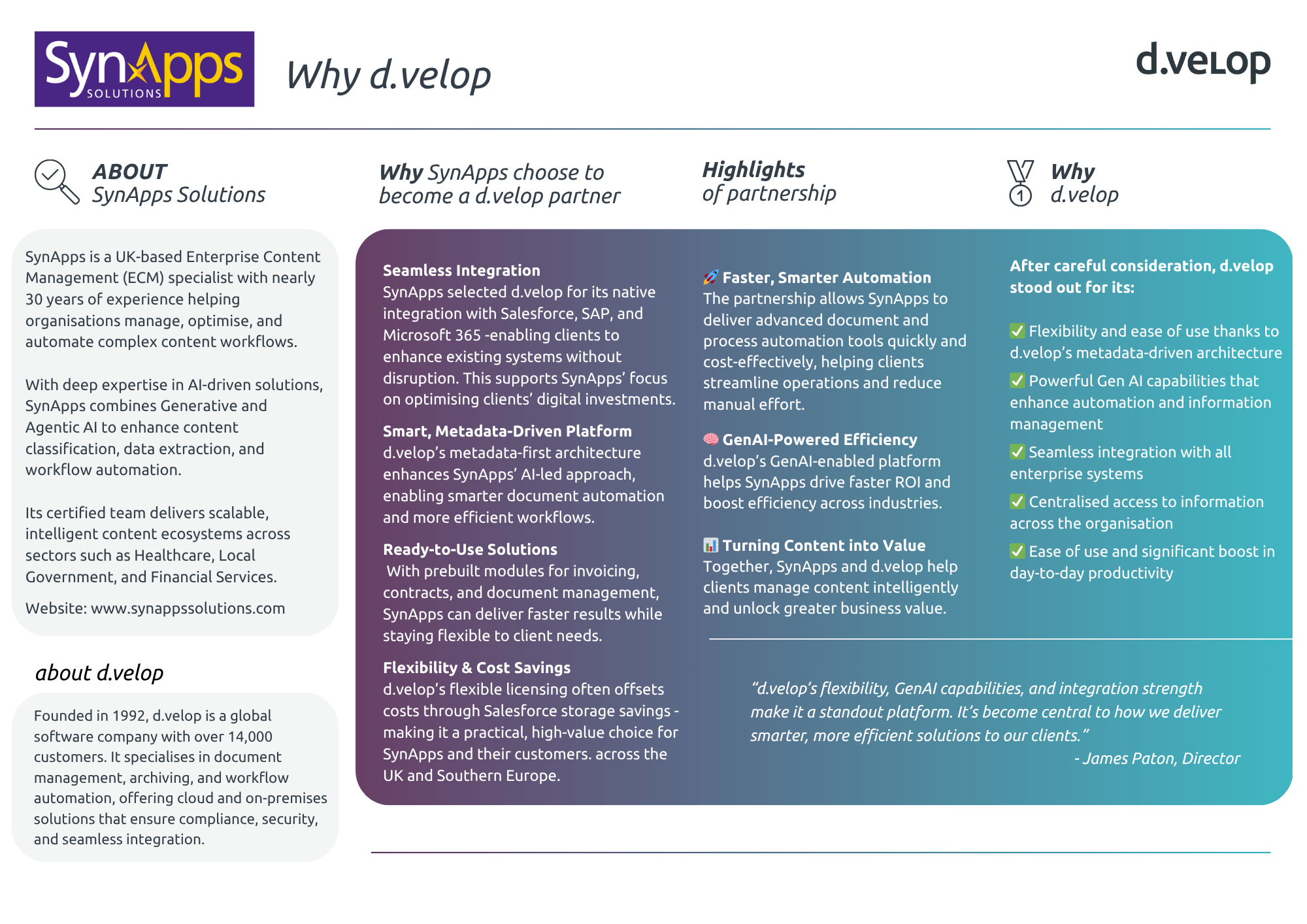 d.velop Partner | SynApps